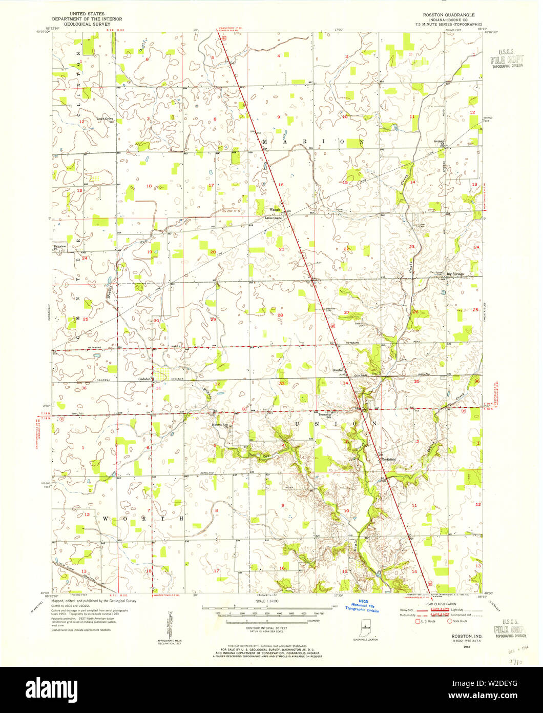 Map of rosston hi-res stock photography and images - Alamy