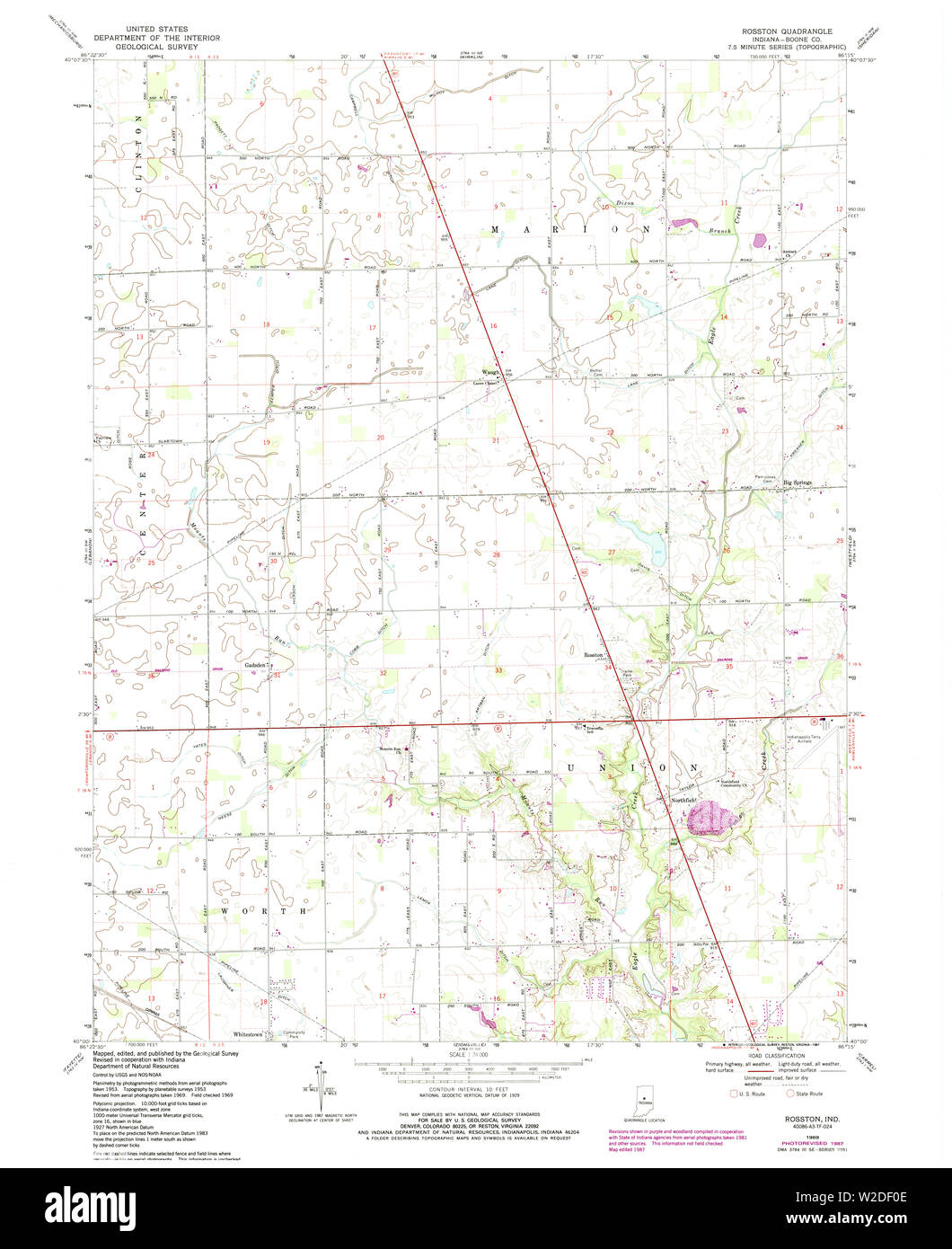 Map of rosston hi-res stock photography and images - Alamy