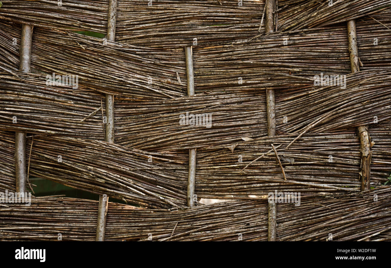 Hazel Fence High Resolution Stock Photography and Images - Alamy