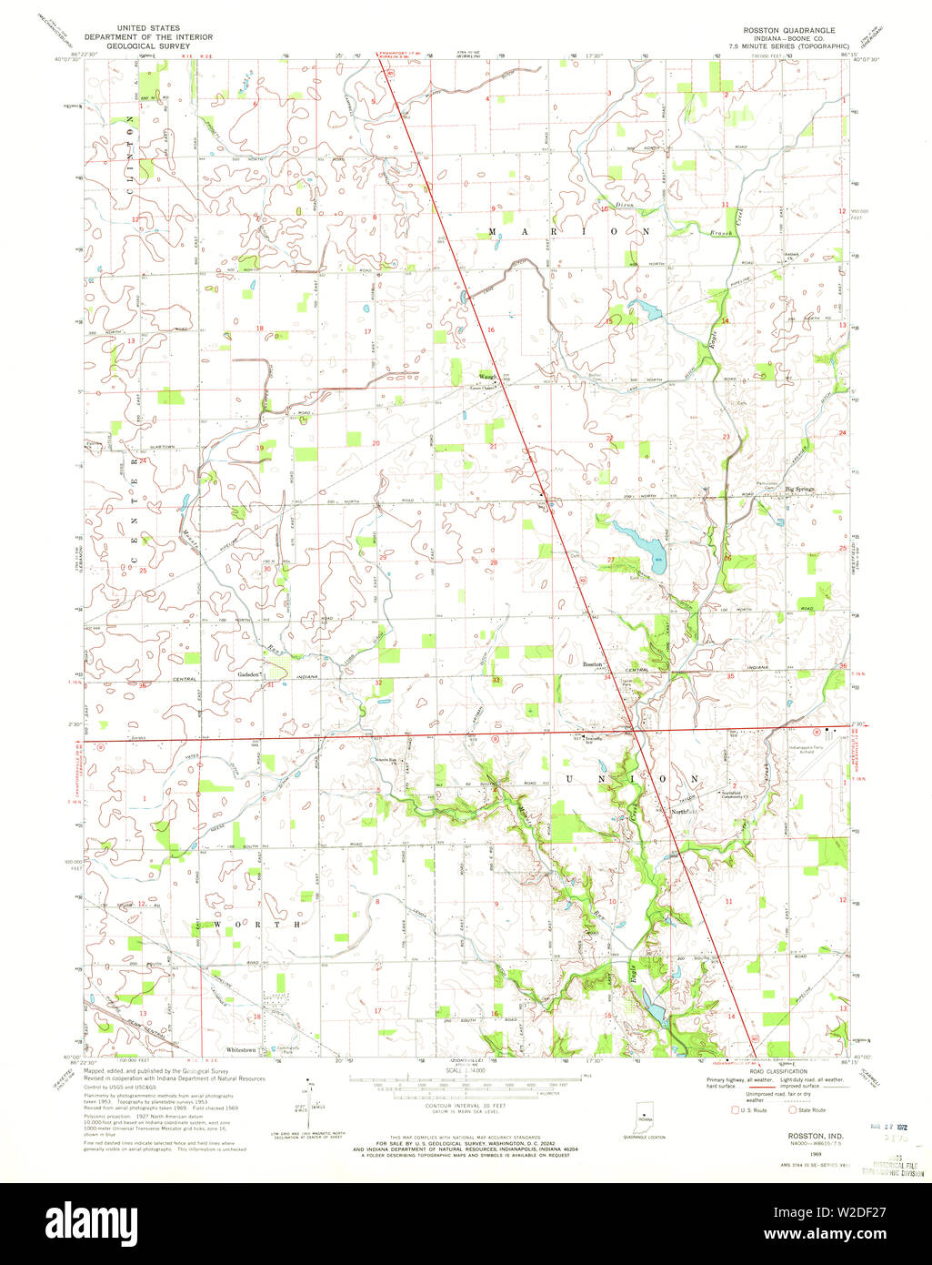 Map of rosston hi-res stock photography and images - Alamy