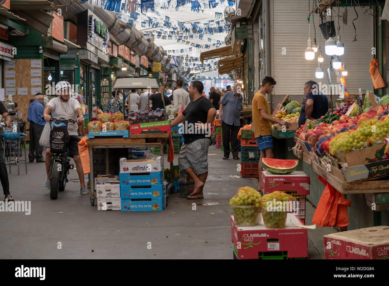 HaTikva Market Israel Stock Photo - Alamy