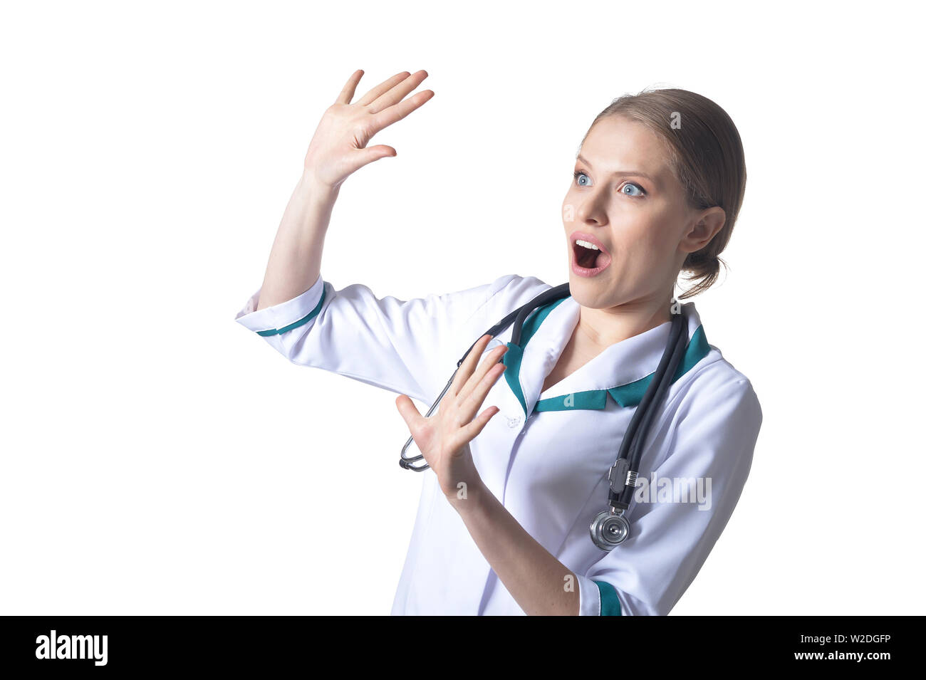 Surprised doctor hi-res stock photography and images - Alamy