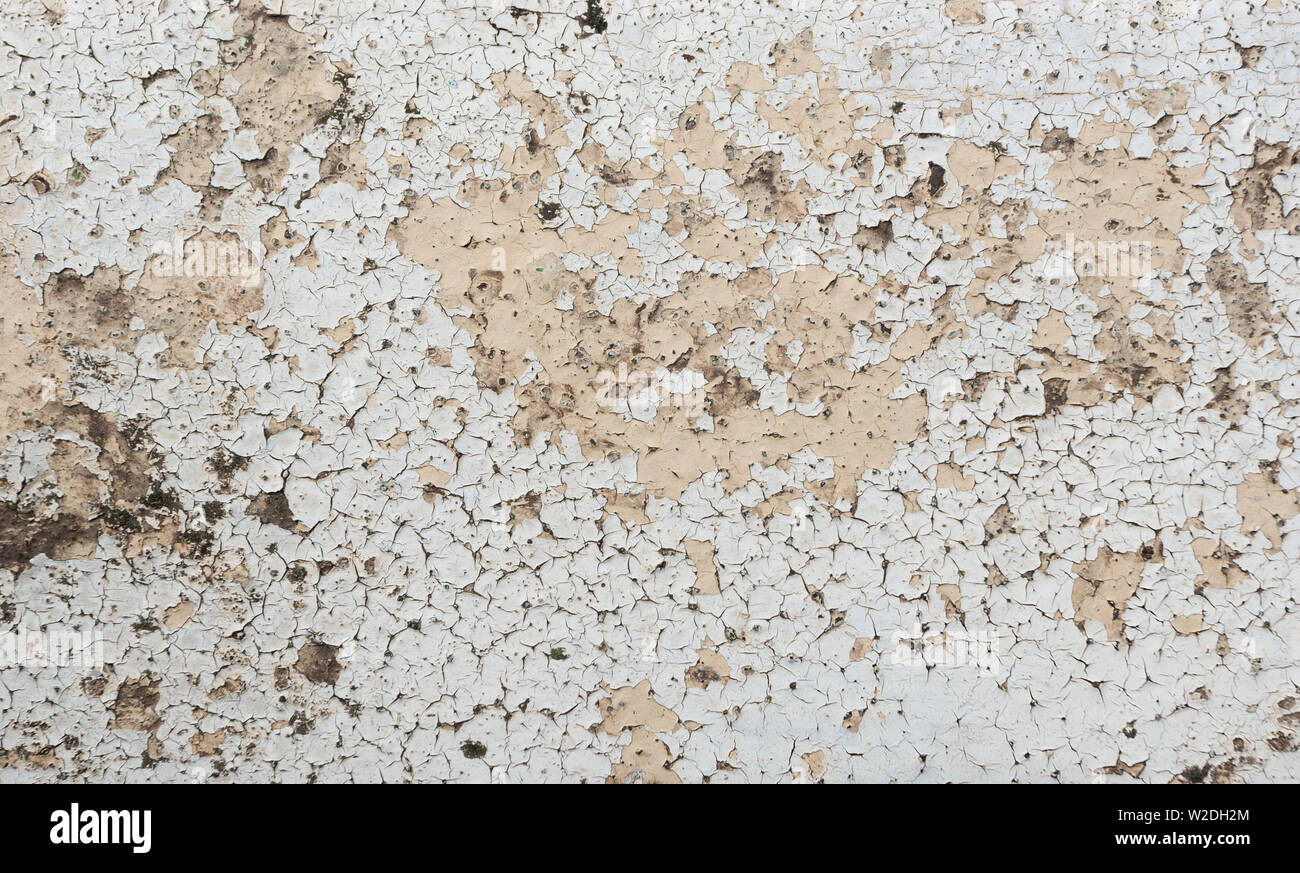 Chipped, cracked flaky painted wood Stock Photo - Alamy