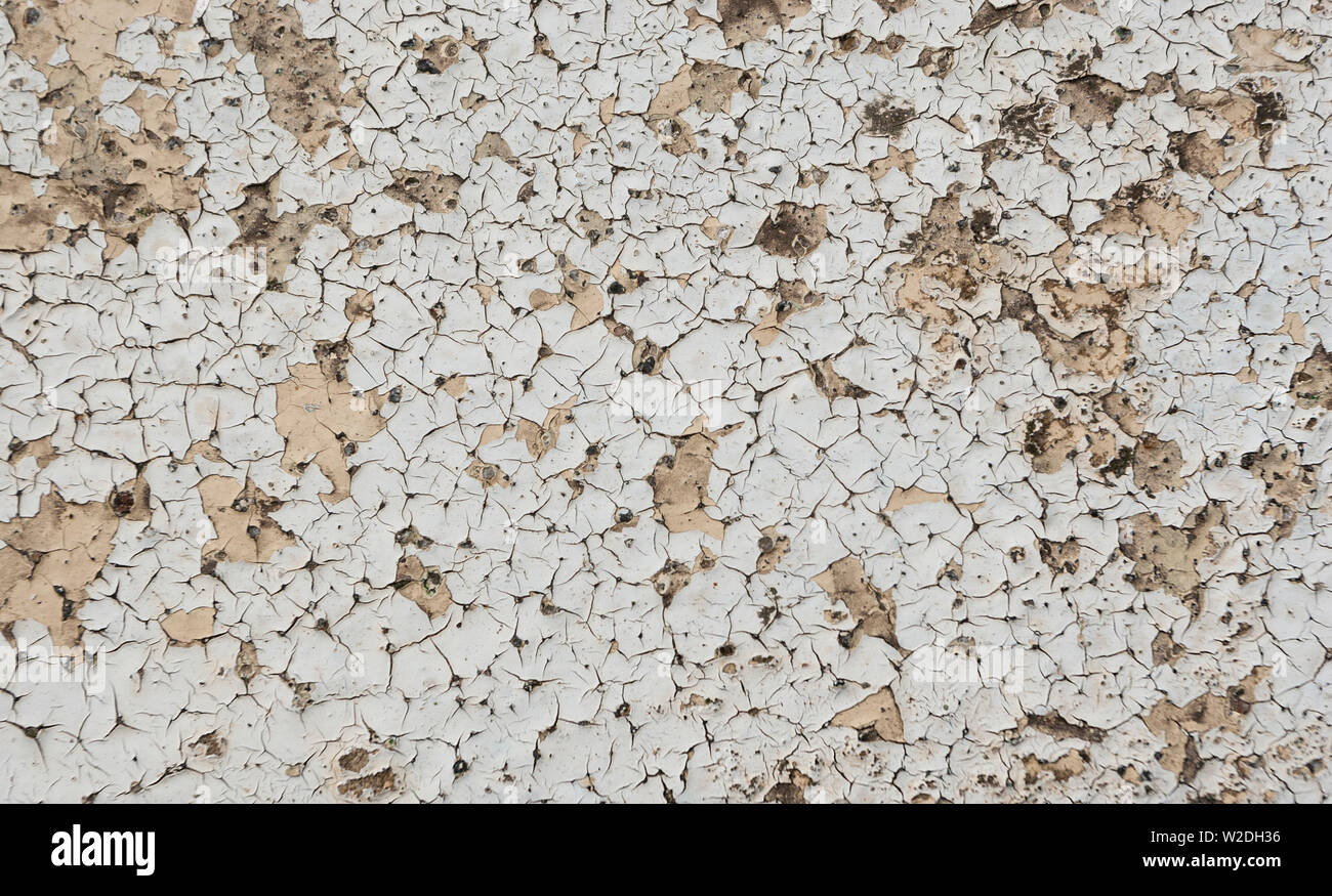 Chipped, cracked flaky painted wood Stock Photo - Alamy