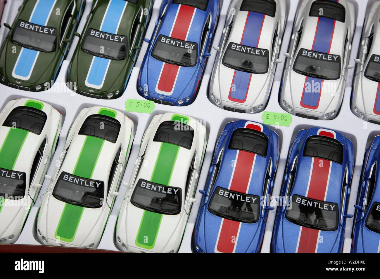 Toy Bentley cars Stock Photo - Alamy
