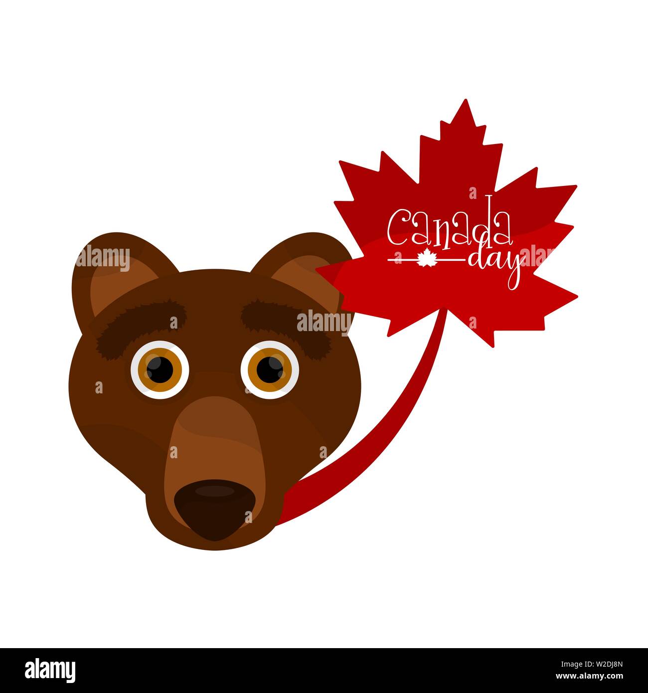 Bear holding banner Stock Vector Images - Alamy