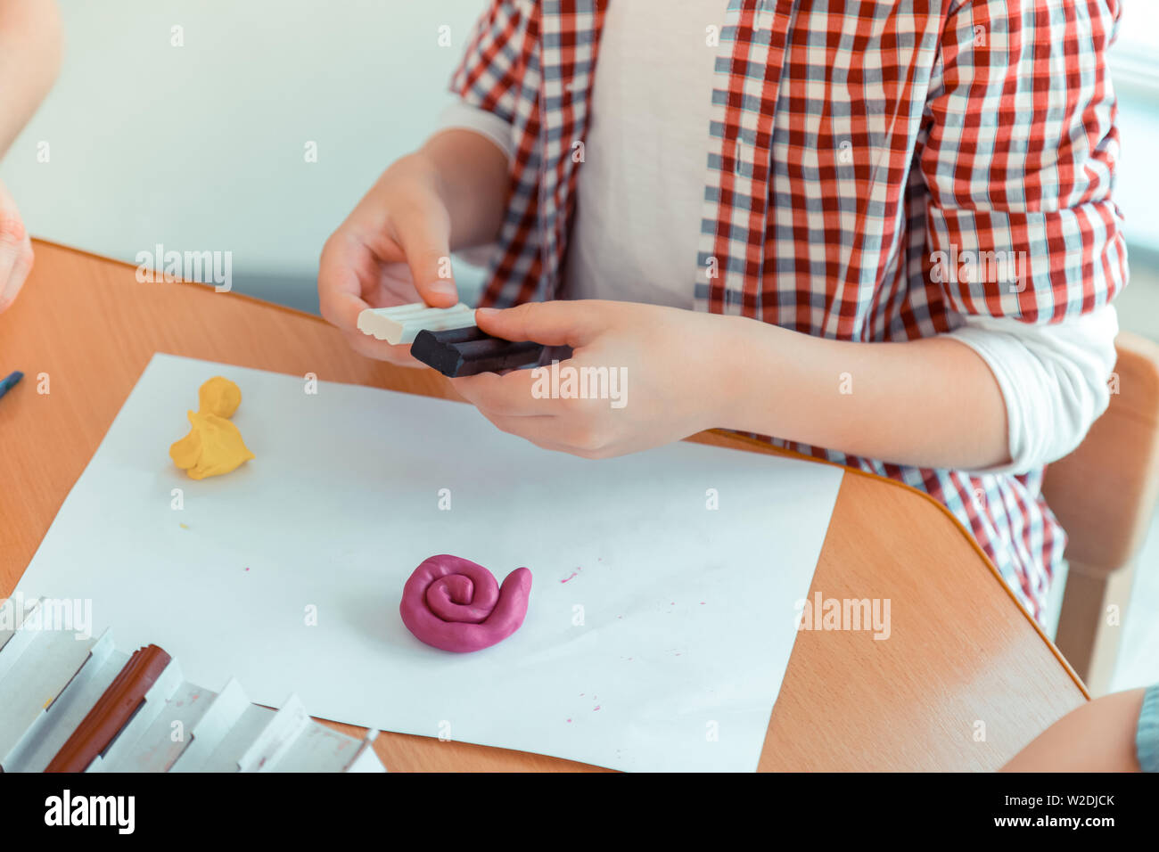 Light plasticine hi-res stock photography and images - Alamy