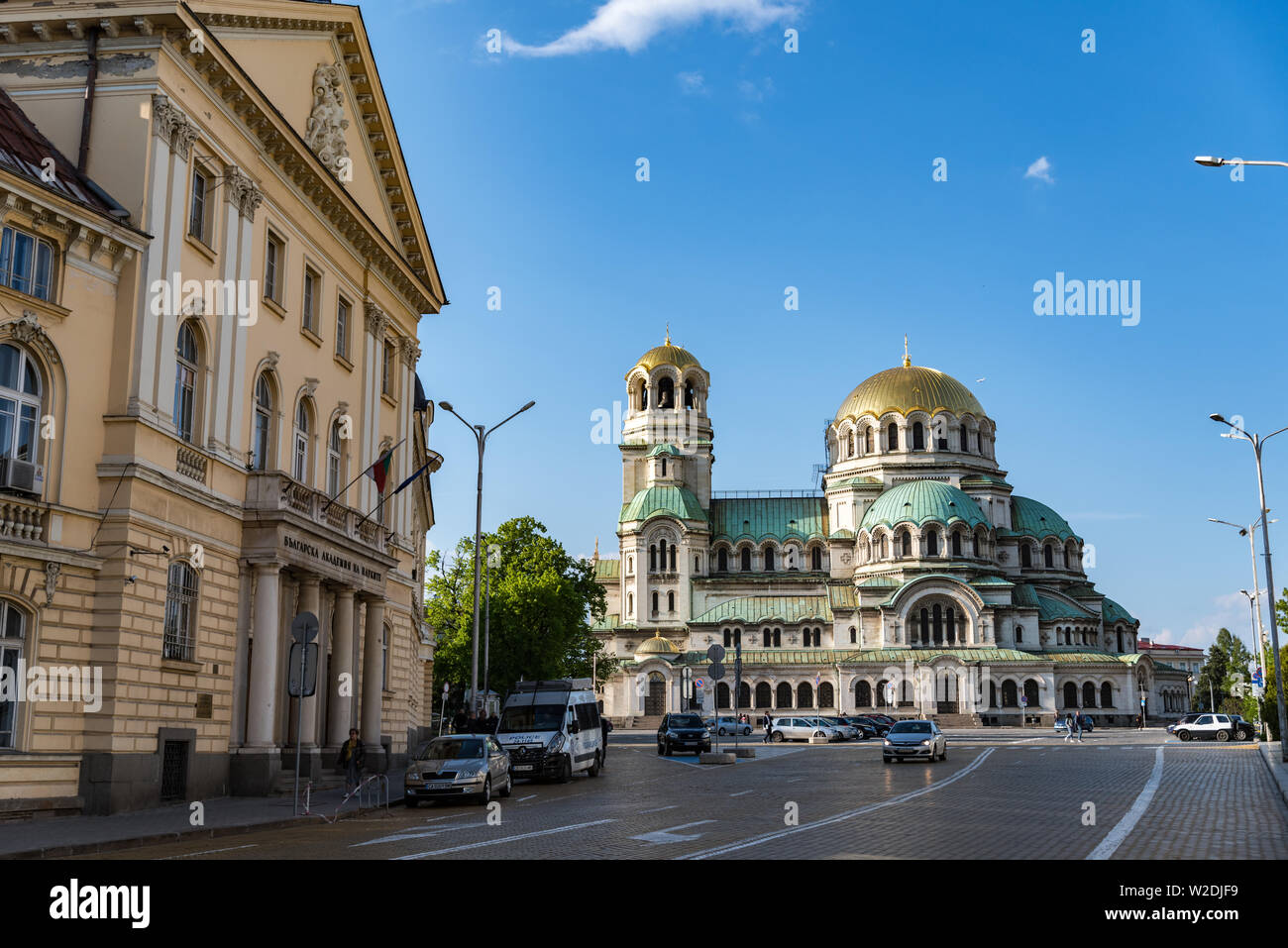 Sofia, Bulgaria - May 2, 2019: The Alexander Nevsky Cathedral in the ...