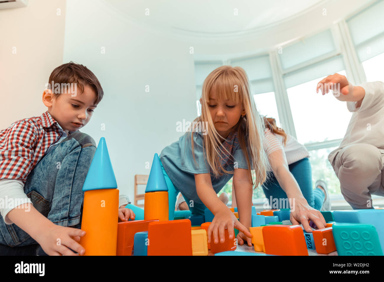 Kindergarten Building Tower High Resolution Stock Photography and ...