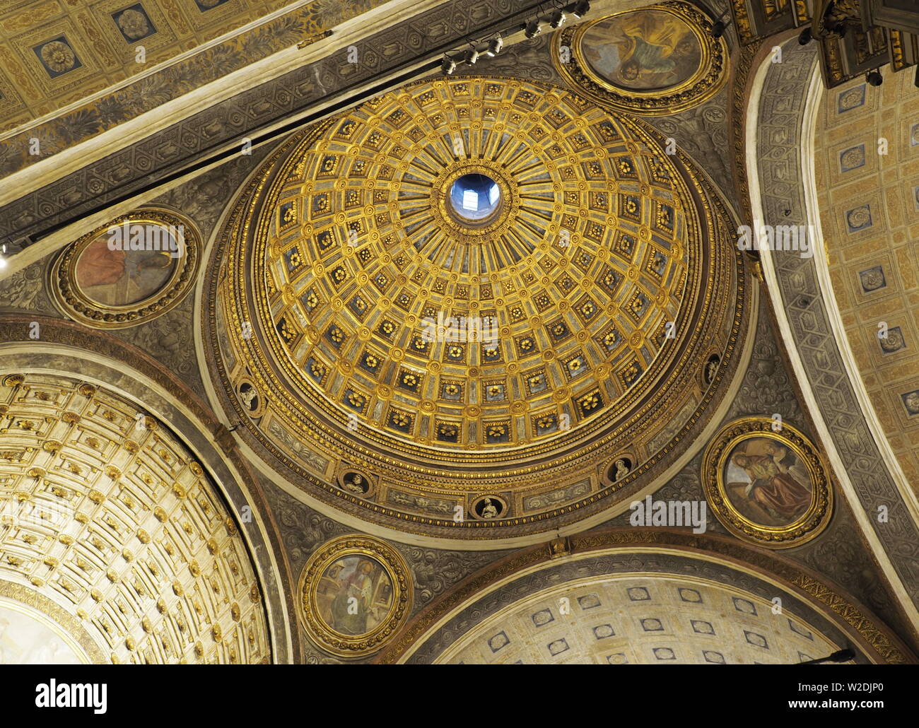 Santa Maria presso San Satiro church Architectural fragment. Architects ...