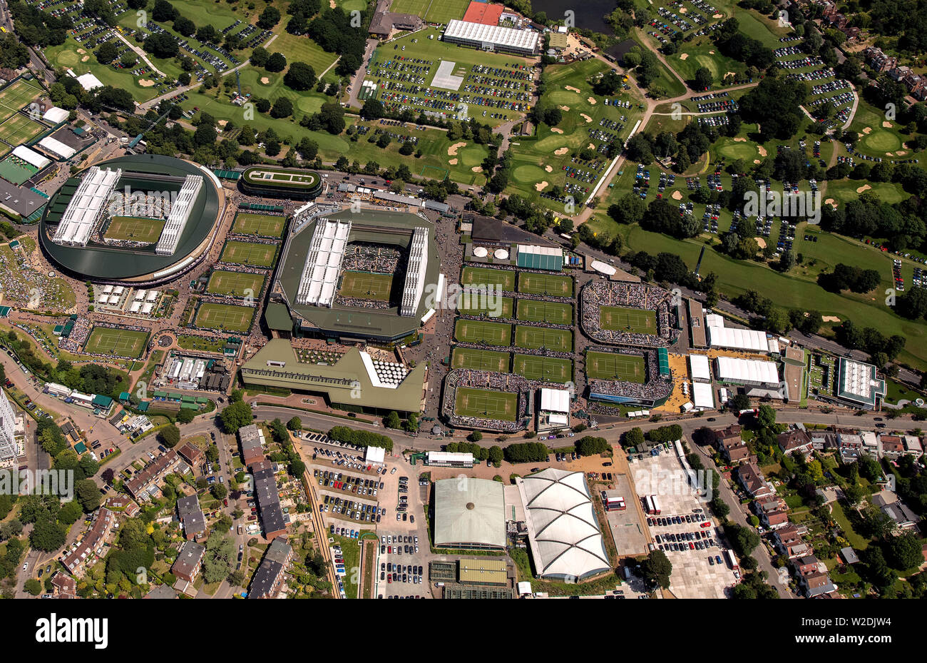 Aerial view from a helicopter taken on Thursday July 4th of the ...