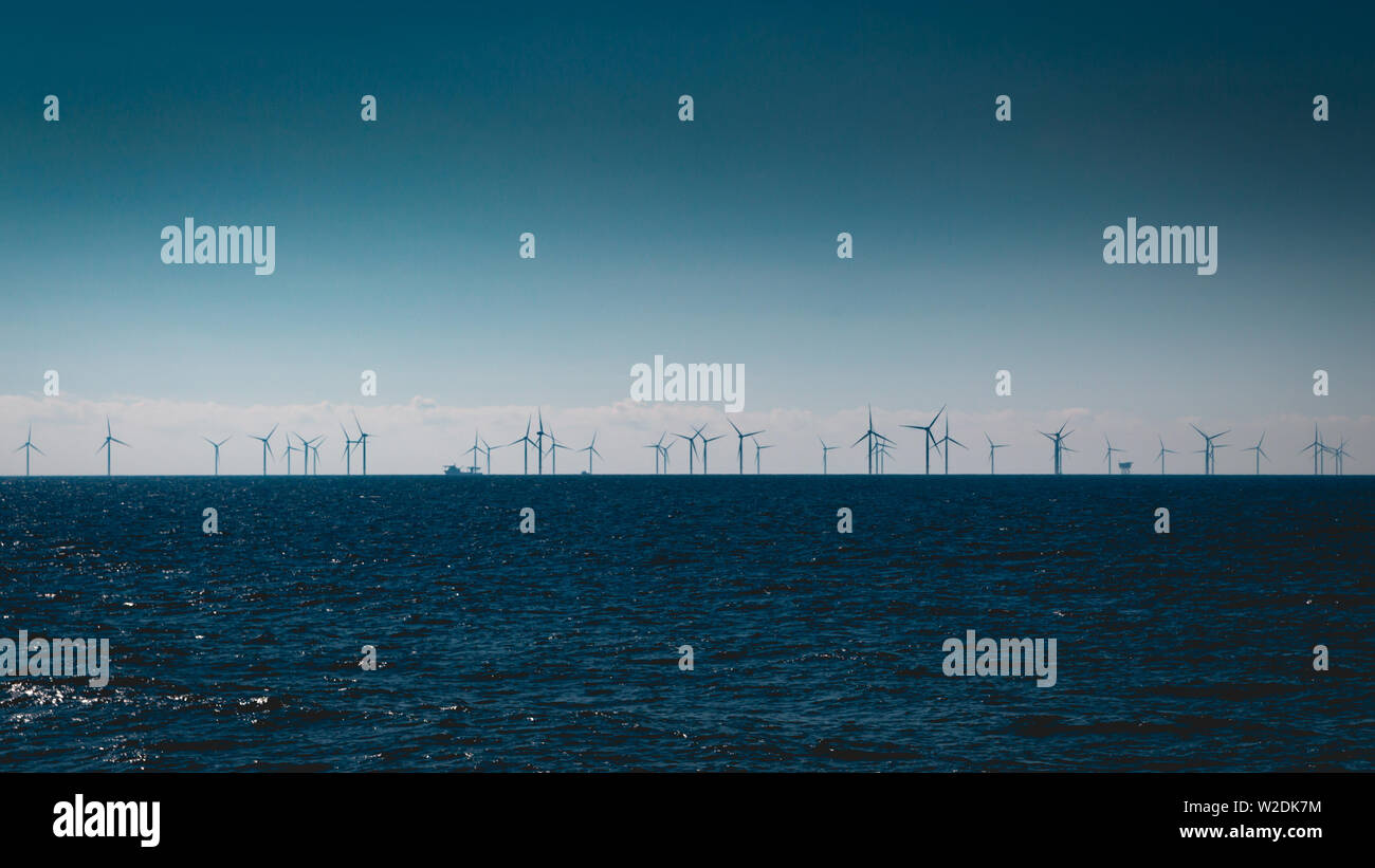 Wind mill north sea hi-res stock photography and images - Alamy