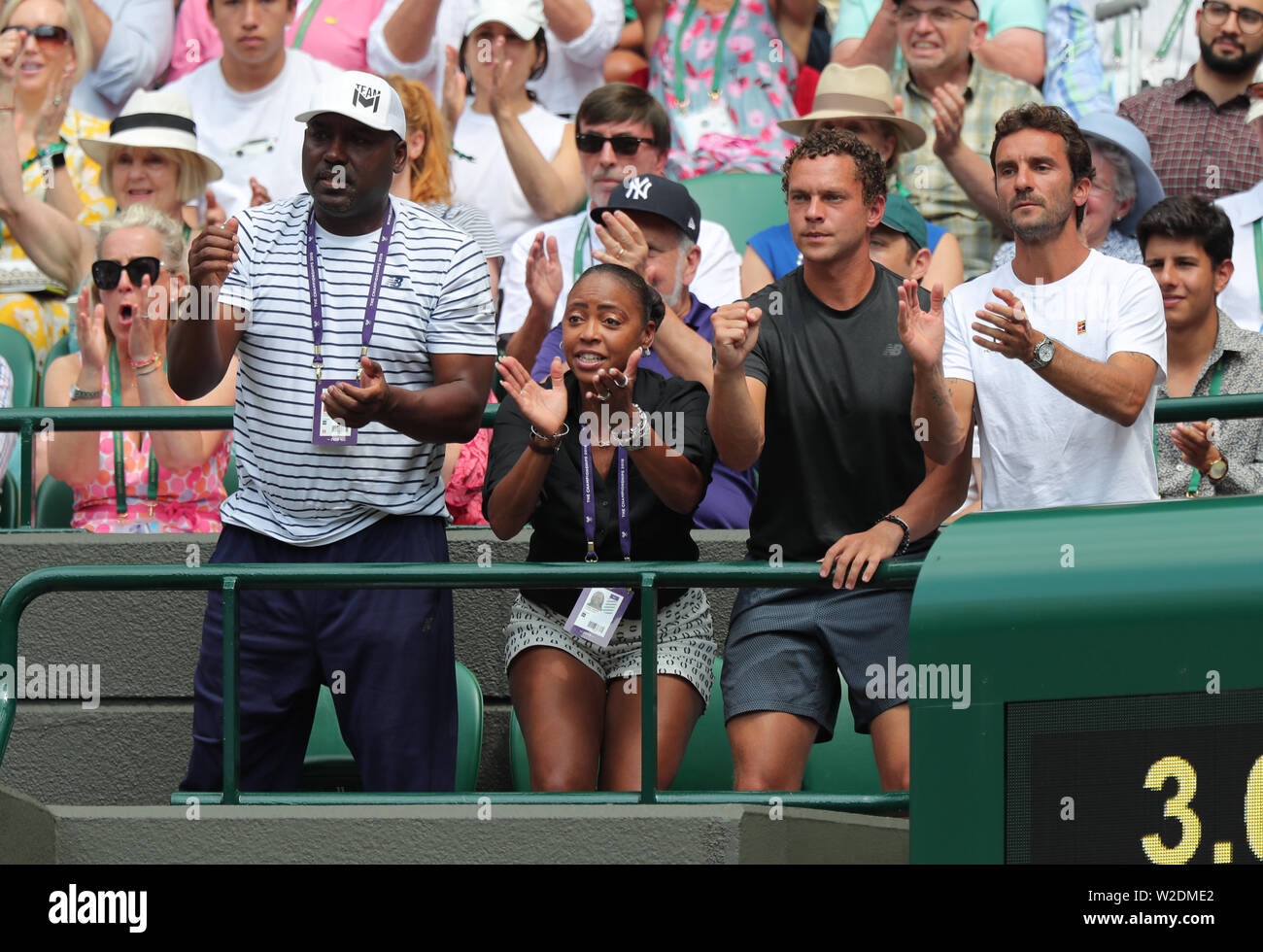 London, UK. 8th July, 2019. Wimbledon Tennis Championships, London, UK ...