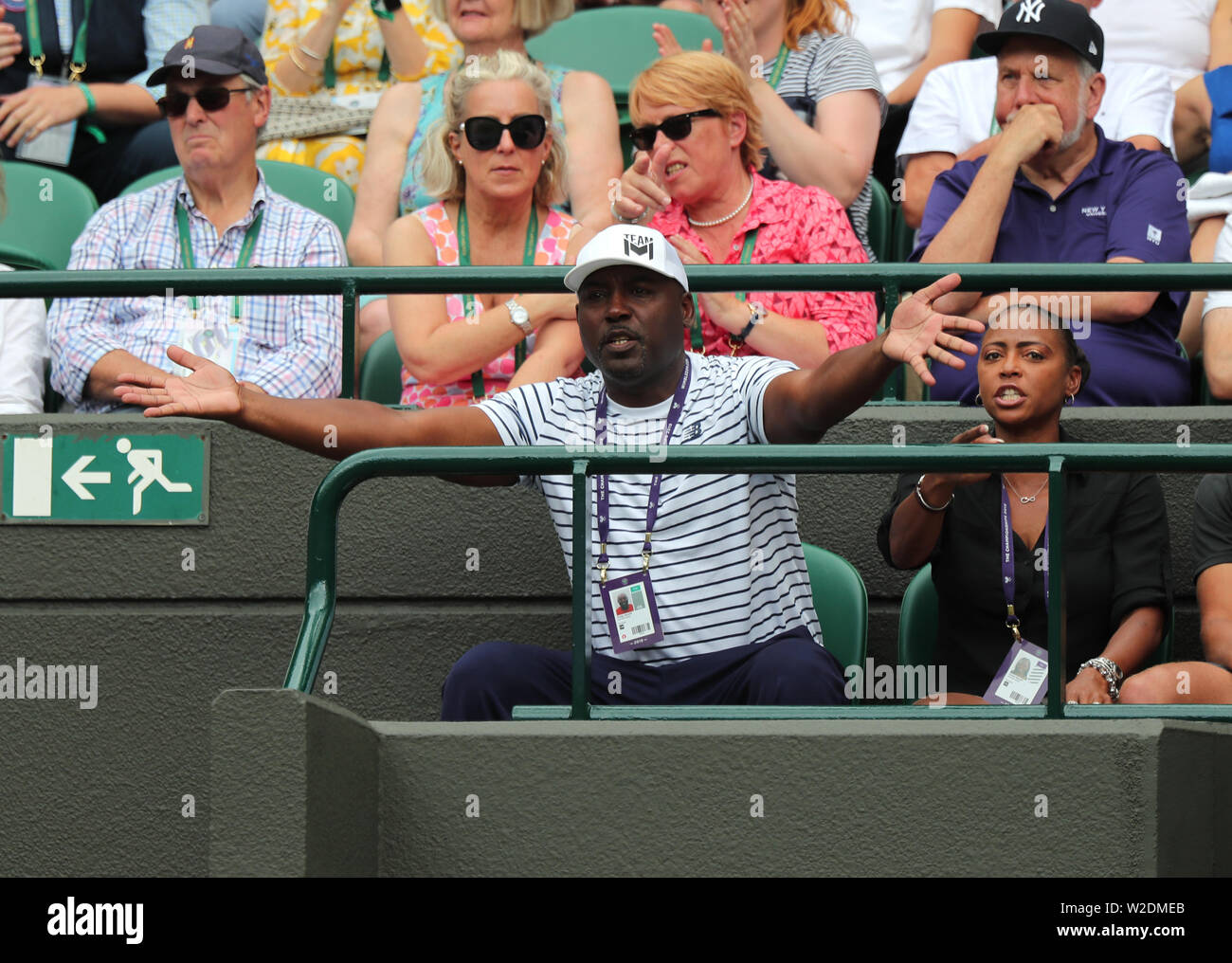 London, UK. 8th July, 2019. Wimbledon Tennis Championships, London, UK ...