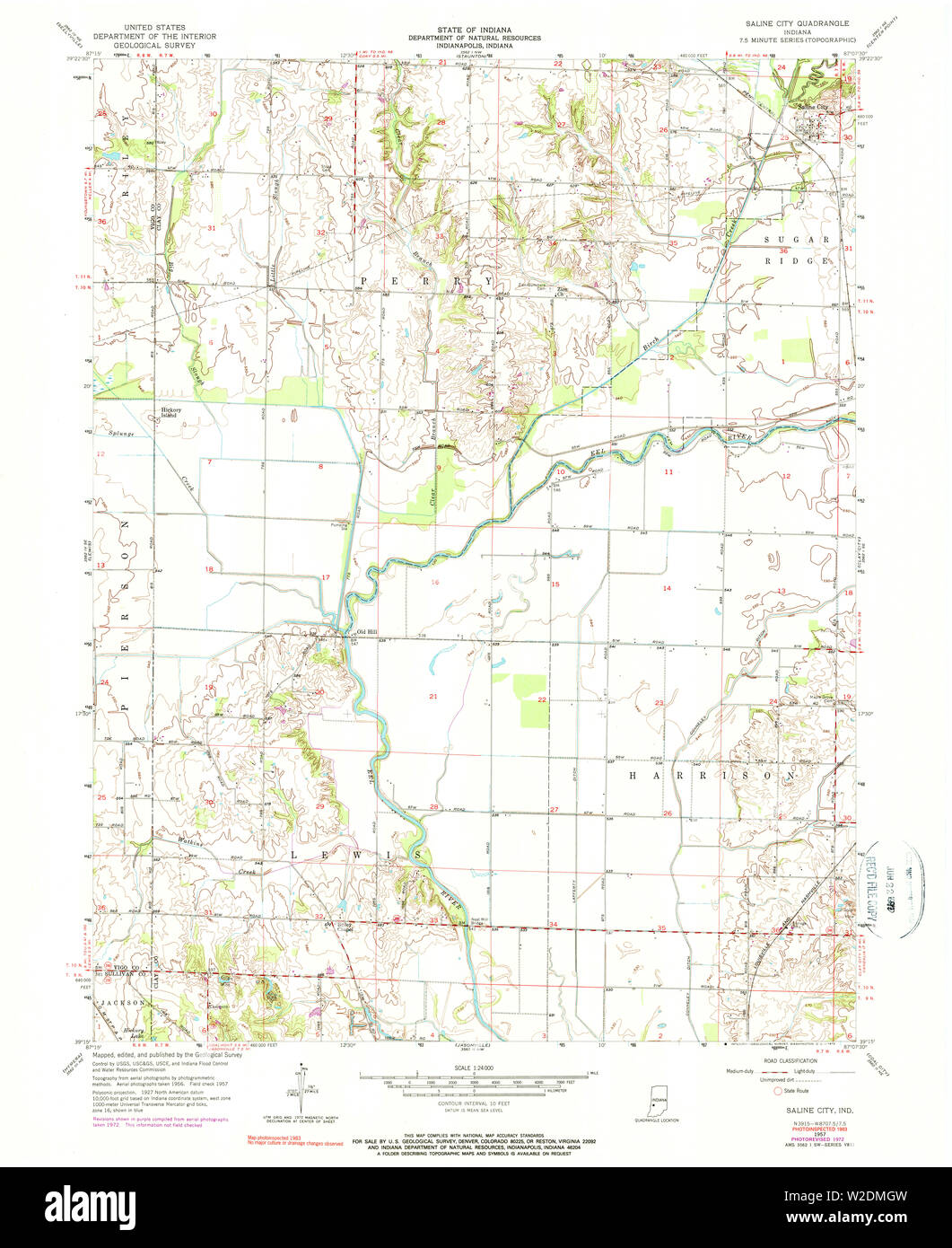 Map of saline Cut Out Stock Images & Pictures - Alamy