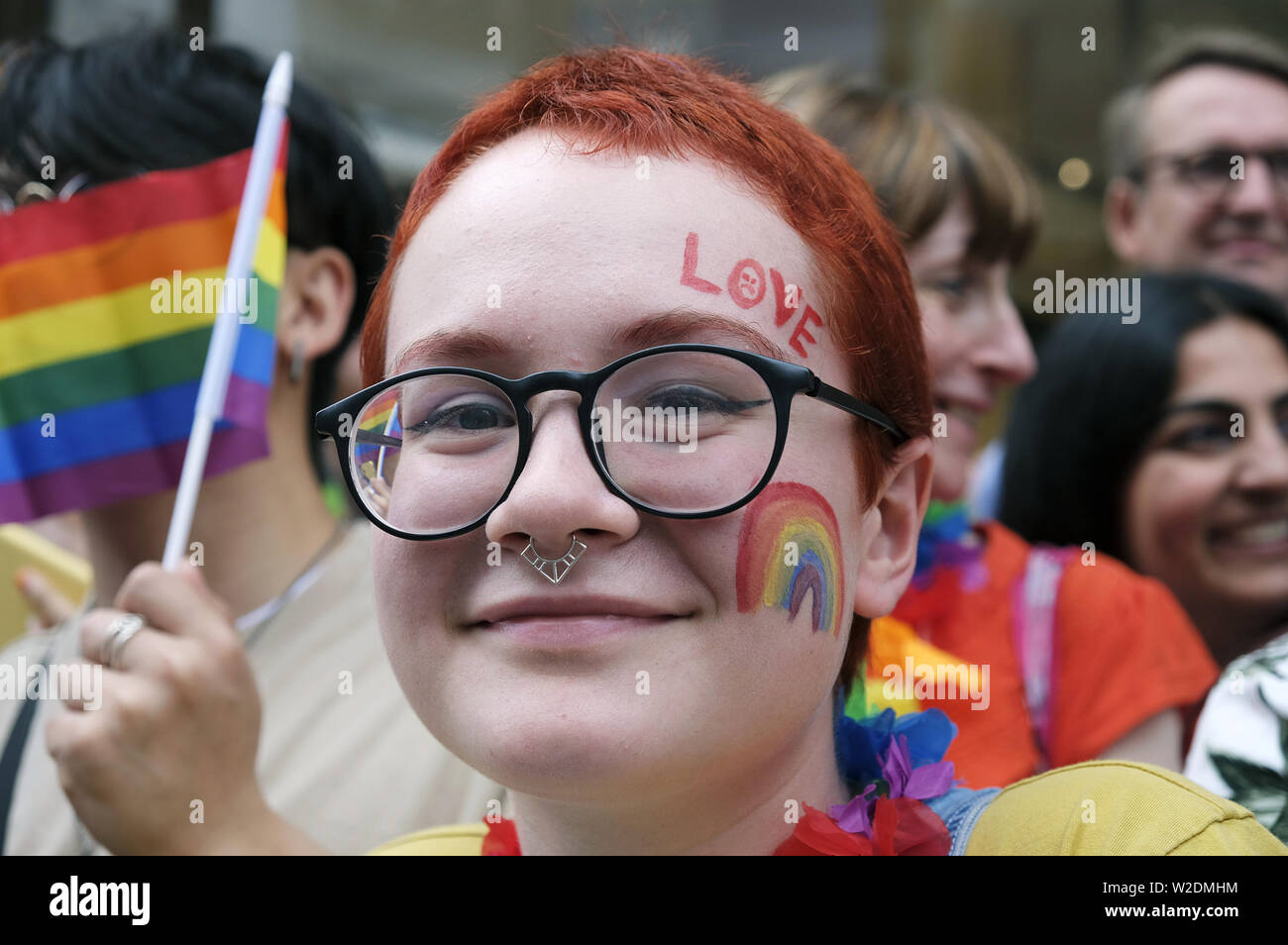 Lgbt movement rainbow flags hi-res stock photography and images - Alamy