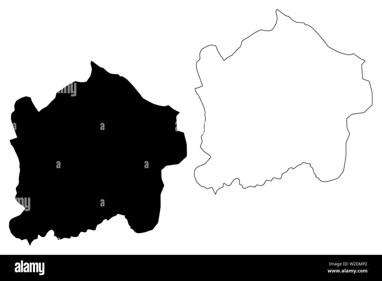 Kigali Province (Republic of Rwanda, Provinces of Rwanda) map vector ...