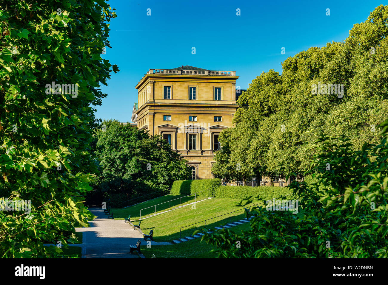 Munich, Residenz royal palace of the Bavarian kings: view of the ...