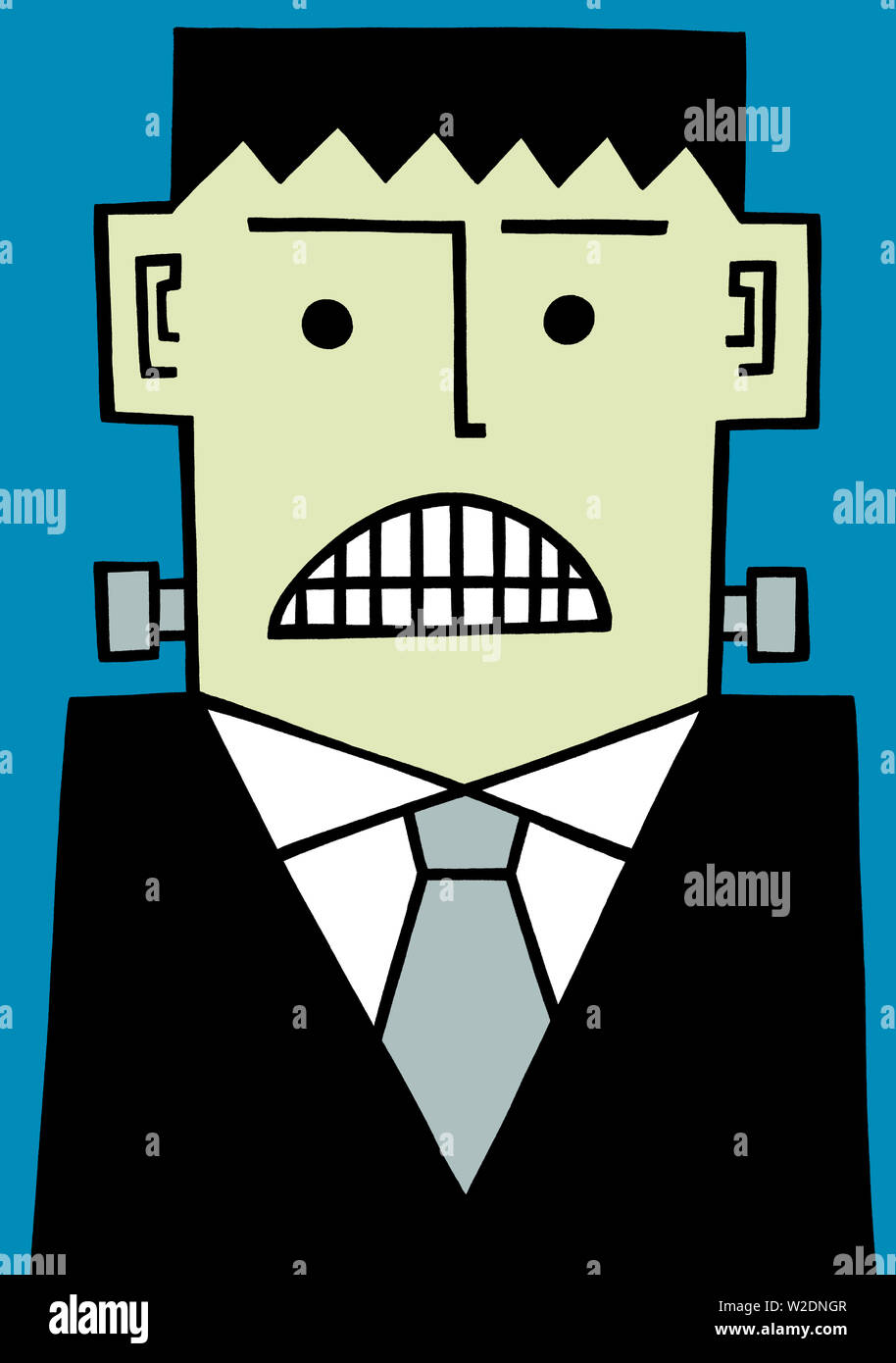 Frankenstein comic book hi-res stock photography and images - Alamy