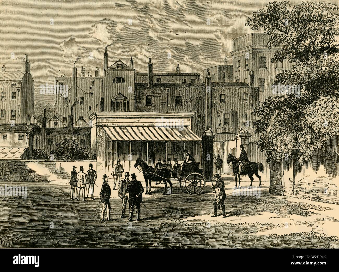 'Entrance to Old "Tattersall's".', c1876. Creator: Unknown Stock Photo ...