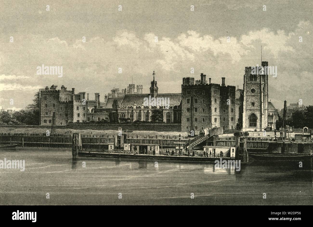 'Lambeth Palace', c1876. Creator: Unknown Stock Photo - Alamy