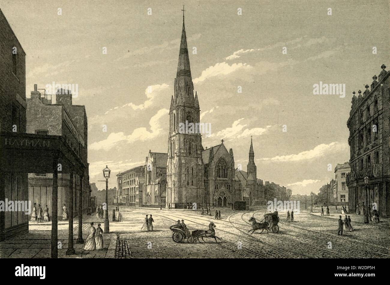 'Rowland Hill's Chapel & Schools, Westminster Bridge Road', c1876 ...
