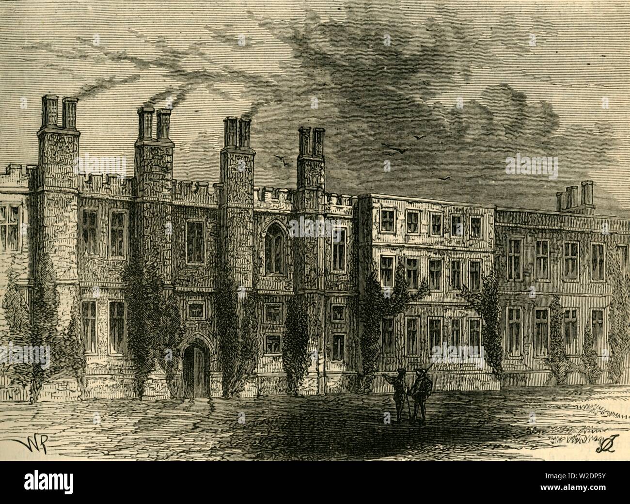 'The Old Chelsea Manor House ', c1876. Creator: Unknown Stock Photo - Alamy