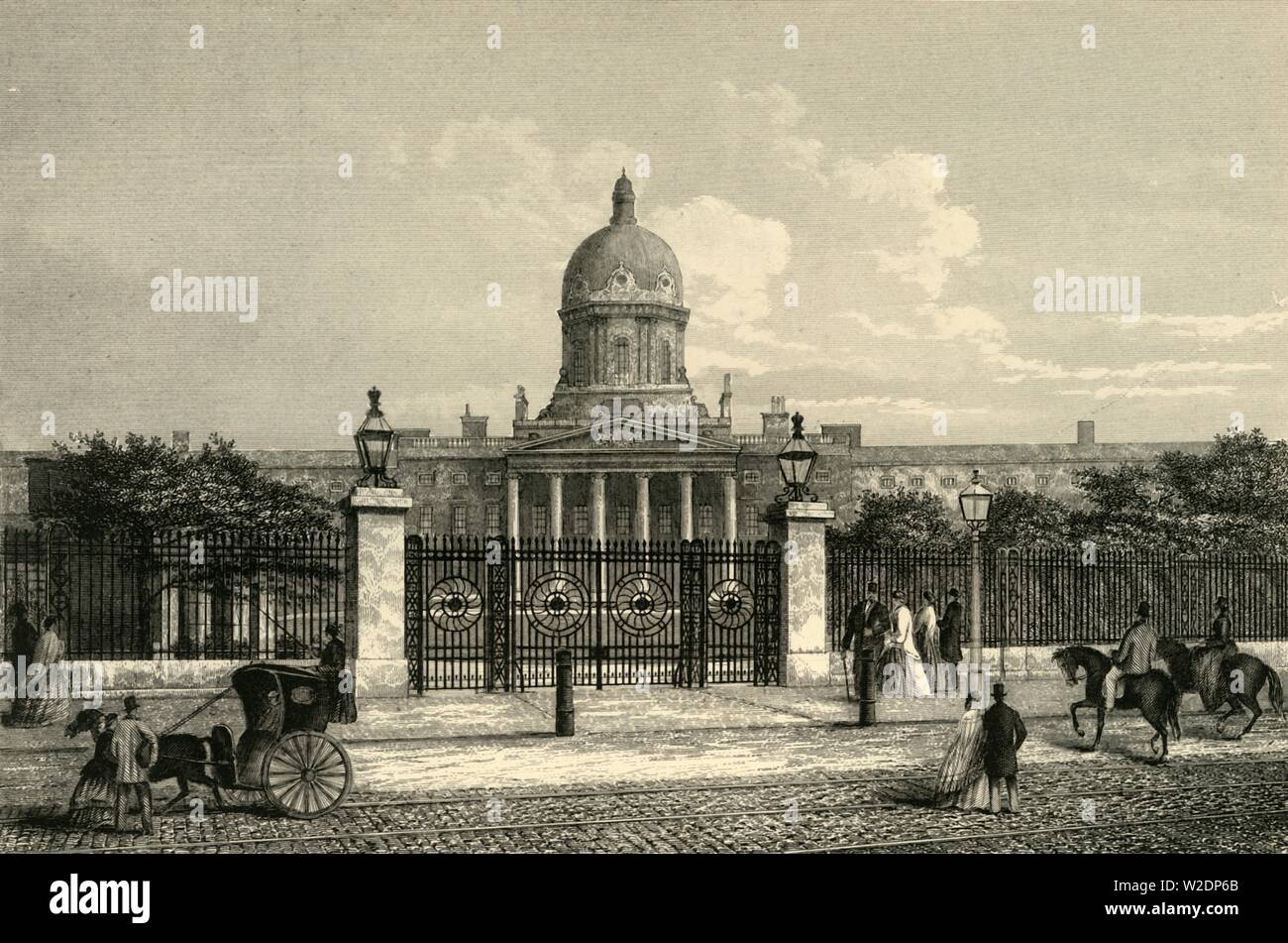 'Front View of Bethlehem Hospital', c1876. Creator: Unknown Stock Photo ...