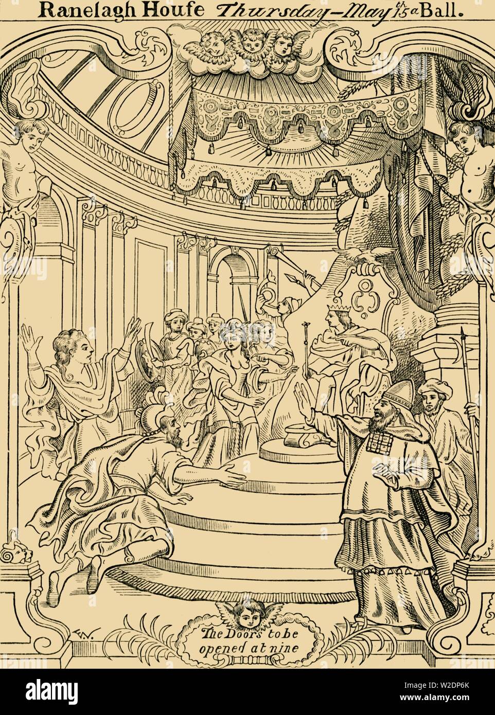 'A Card of Invitation to Ranelagh', c1876. Creator: Unknown Stock Photo ...