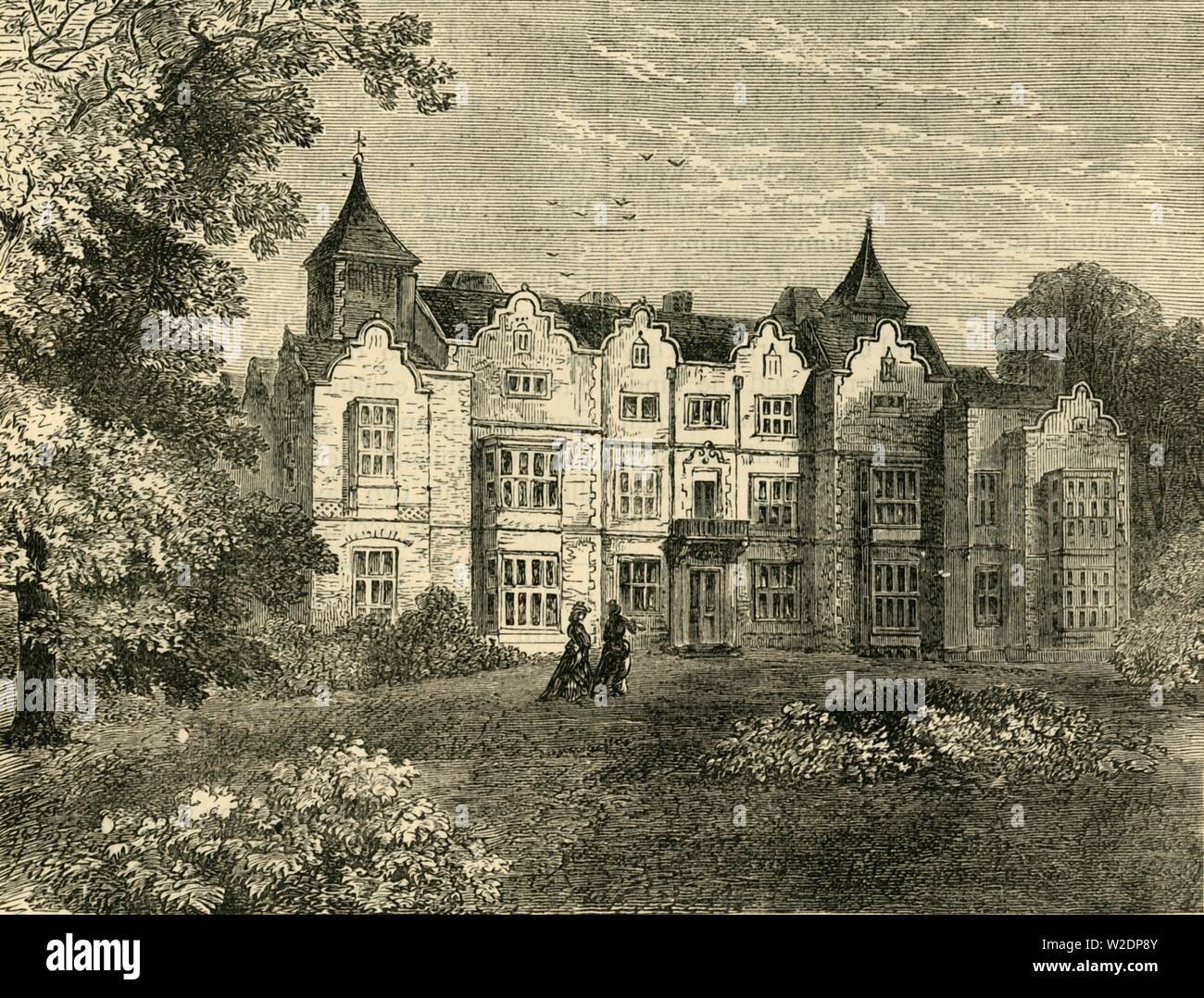 'Holland House, from the North', c1876. Creator: Unknown Stock Photo ...