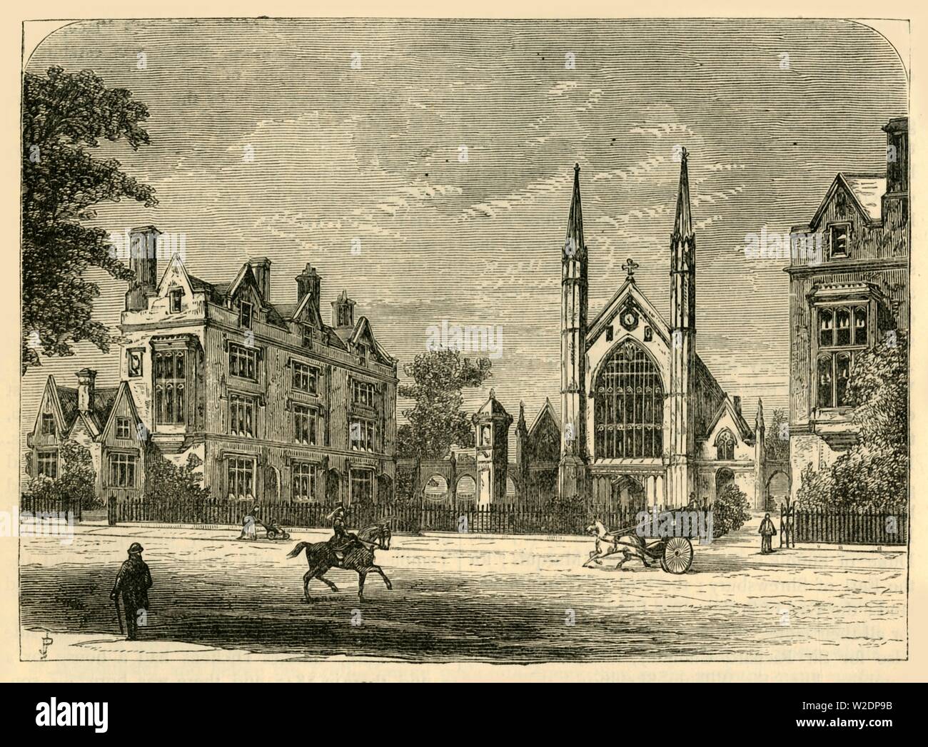 'St. Katharine's Hospital', c1876. Creator: Unknown Stock Photo - Alamy