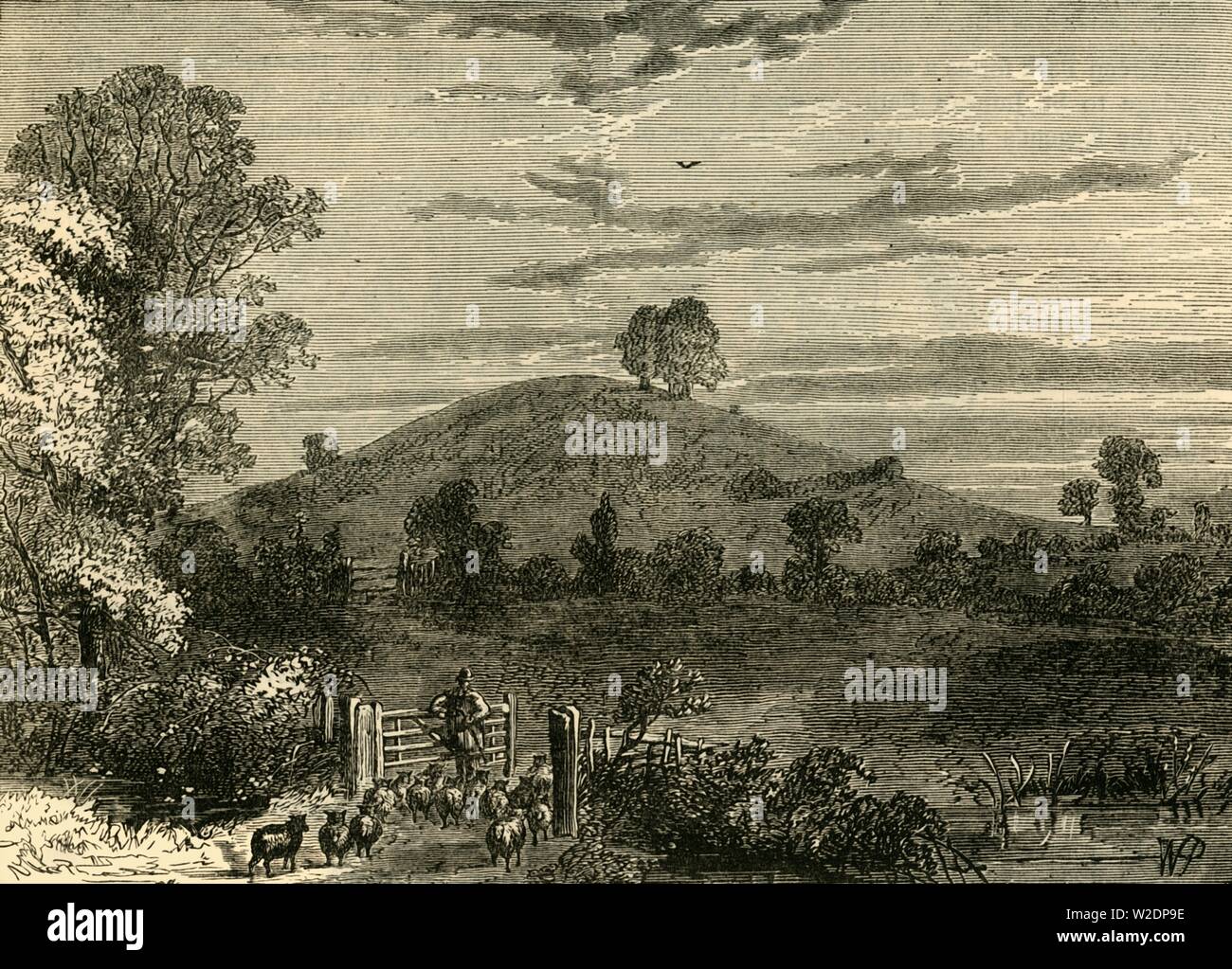'Primrose Hill in 1780', (c1876). Creator: Unknown Stock Photo - Alamy
