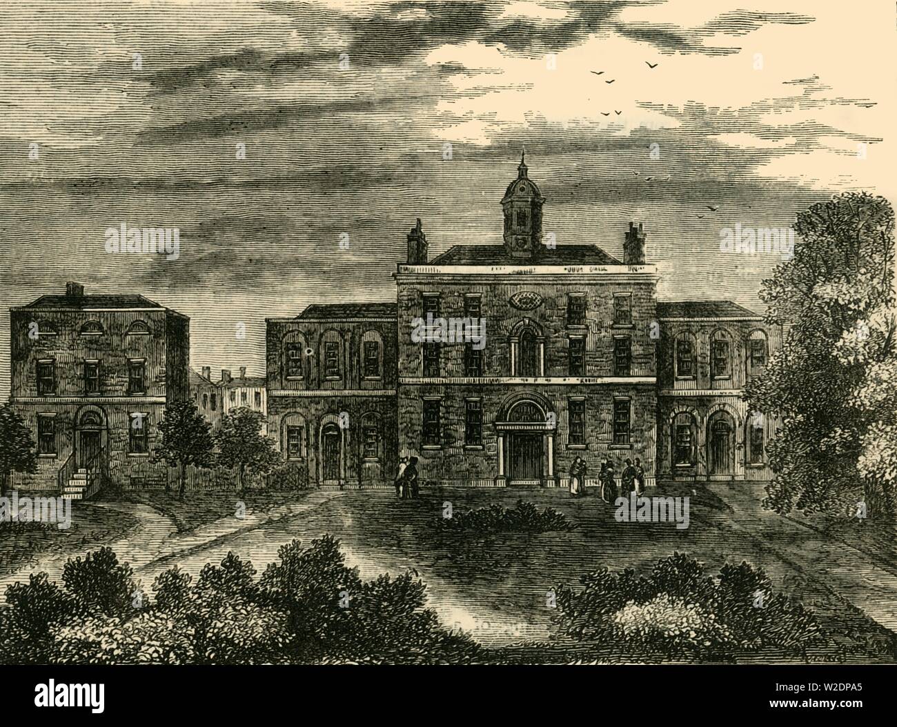 'The Small-Pox Hospital, King's Cross, in 1800', (c1876). Creator ...