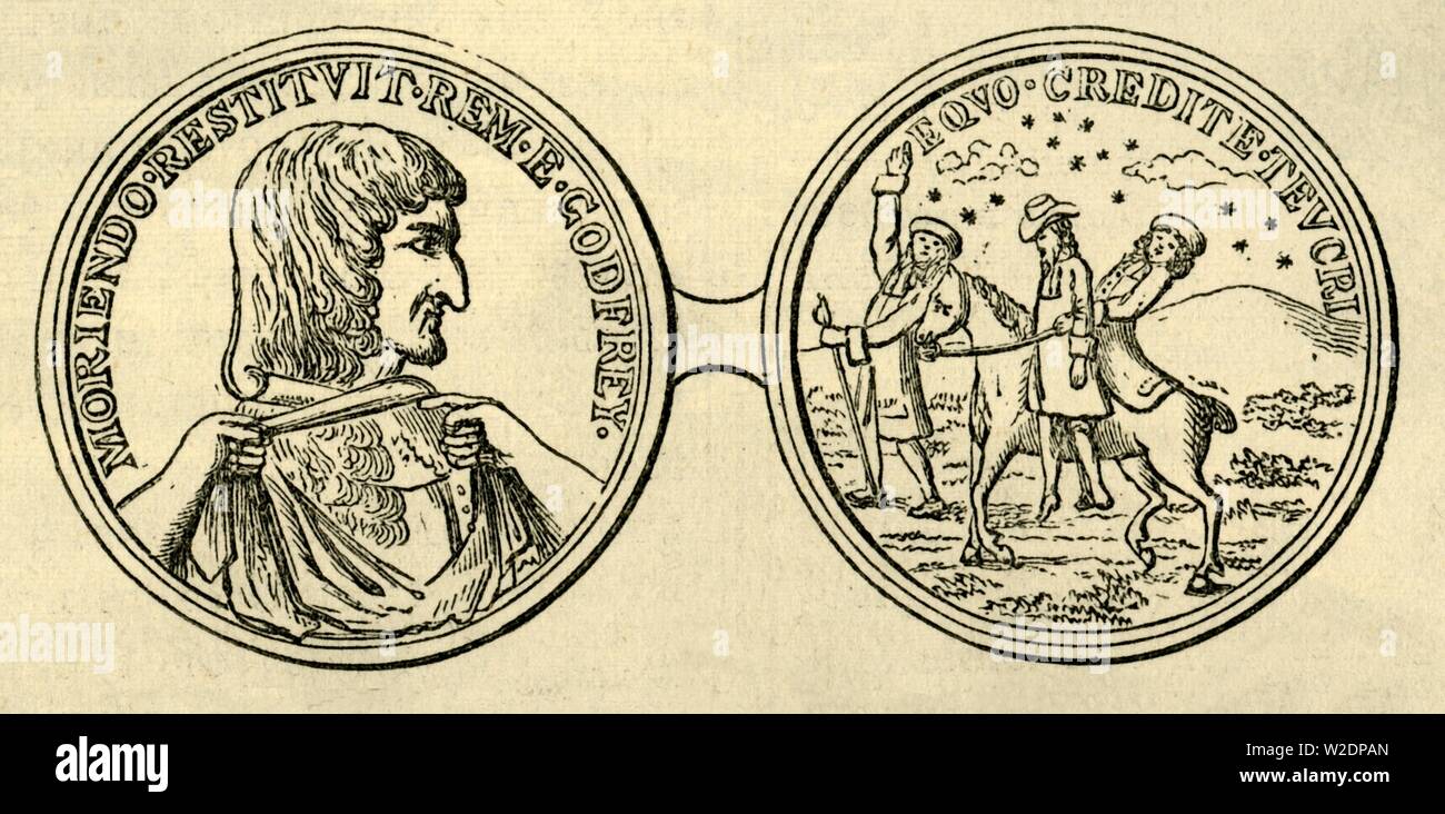 'Medal to Commemorate the Murder of Godfrey', c1876. Creator: Unknown ...