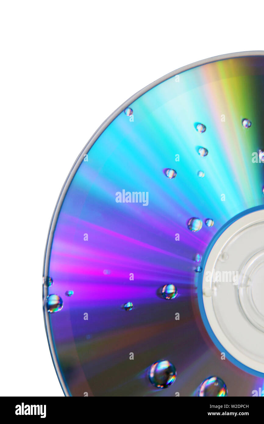 colored cd isolated on white Stock Photo - Alamy