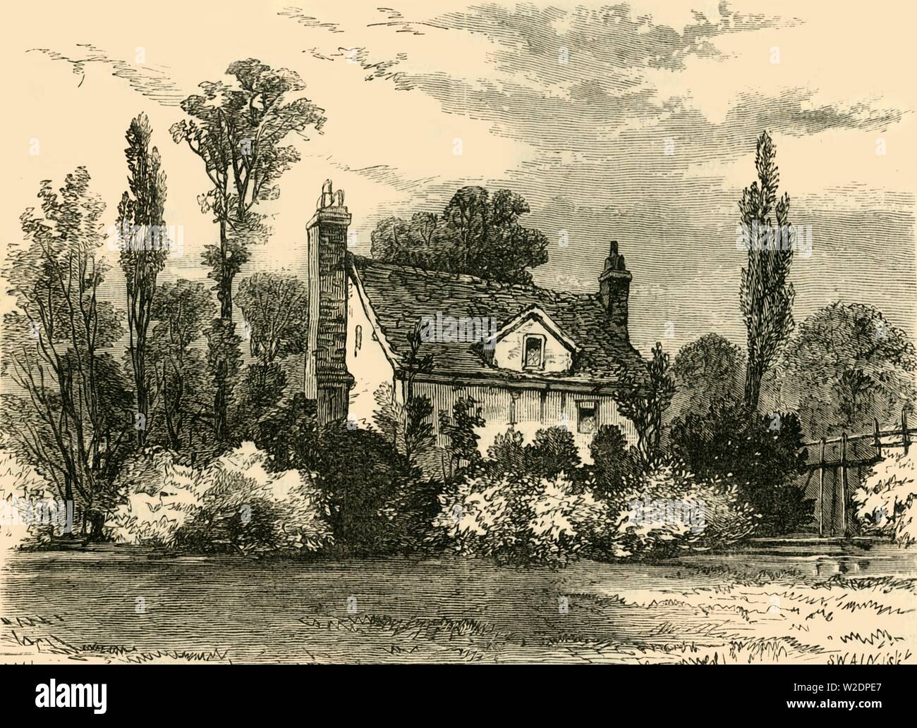 'Claude Duval's House, in 1825', (c1876). Creator: Unknown Stock Photo ...