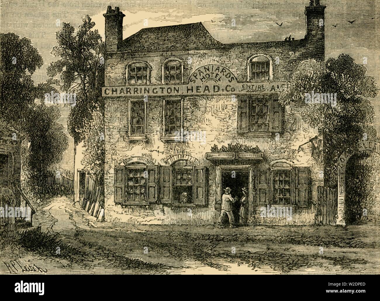 'The "Spaniards", Hampstead Heath', c1876. Creator: Unknown Stock Photo ...