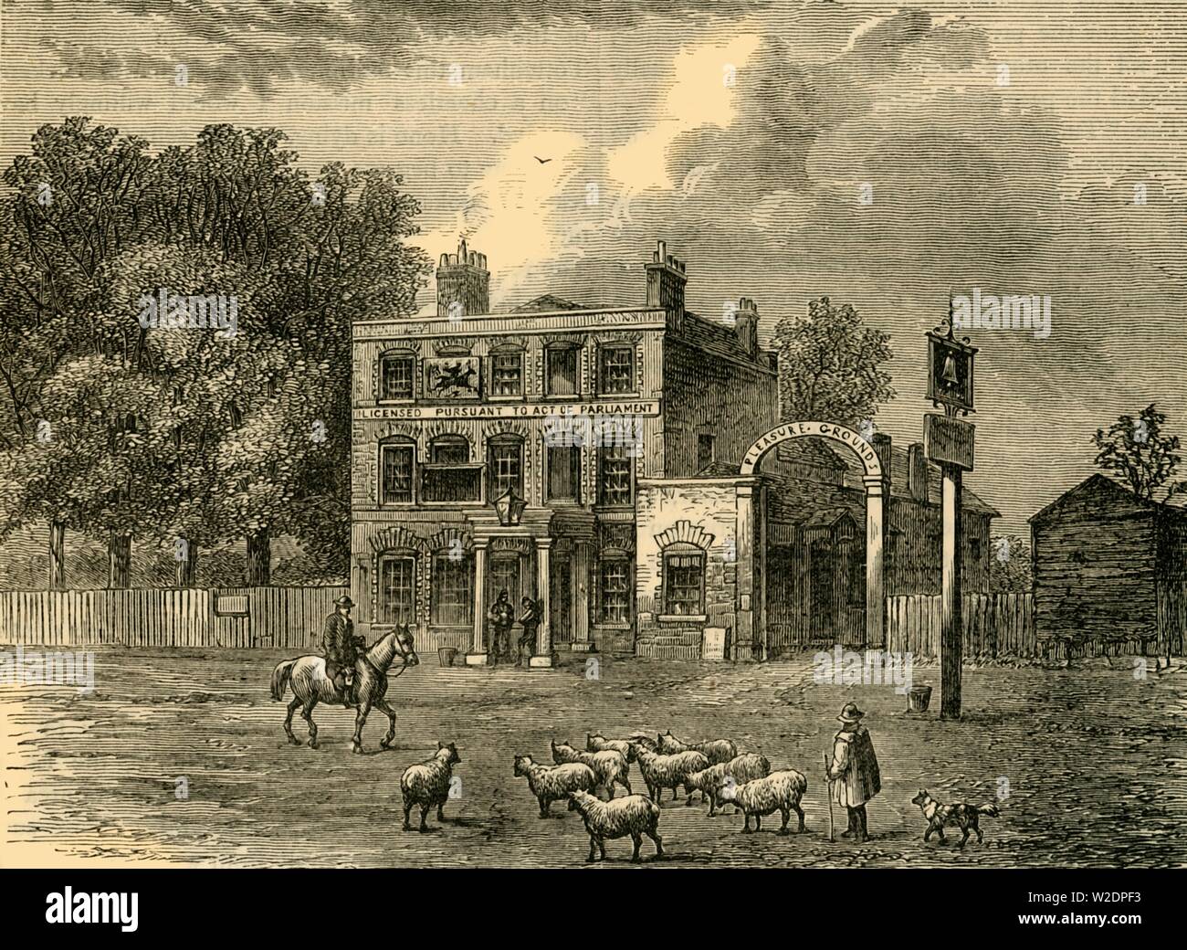 'The "Bell" at Edmonton', c1876. Creator: Unknown Stock Photo - Alamy