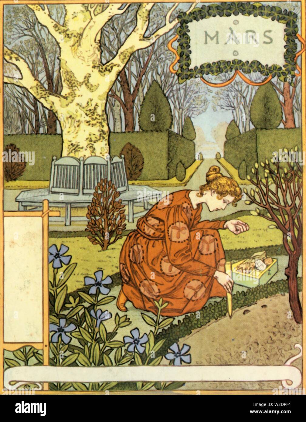 'Mars', 1896. Creator: Eugene Samuel Grasset Stock Photo - Alamy