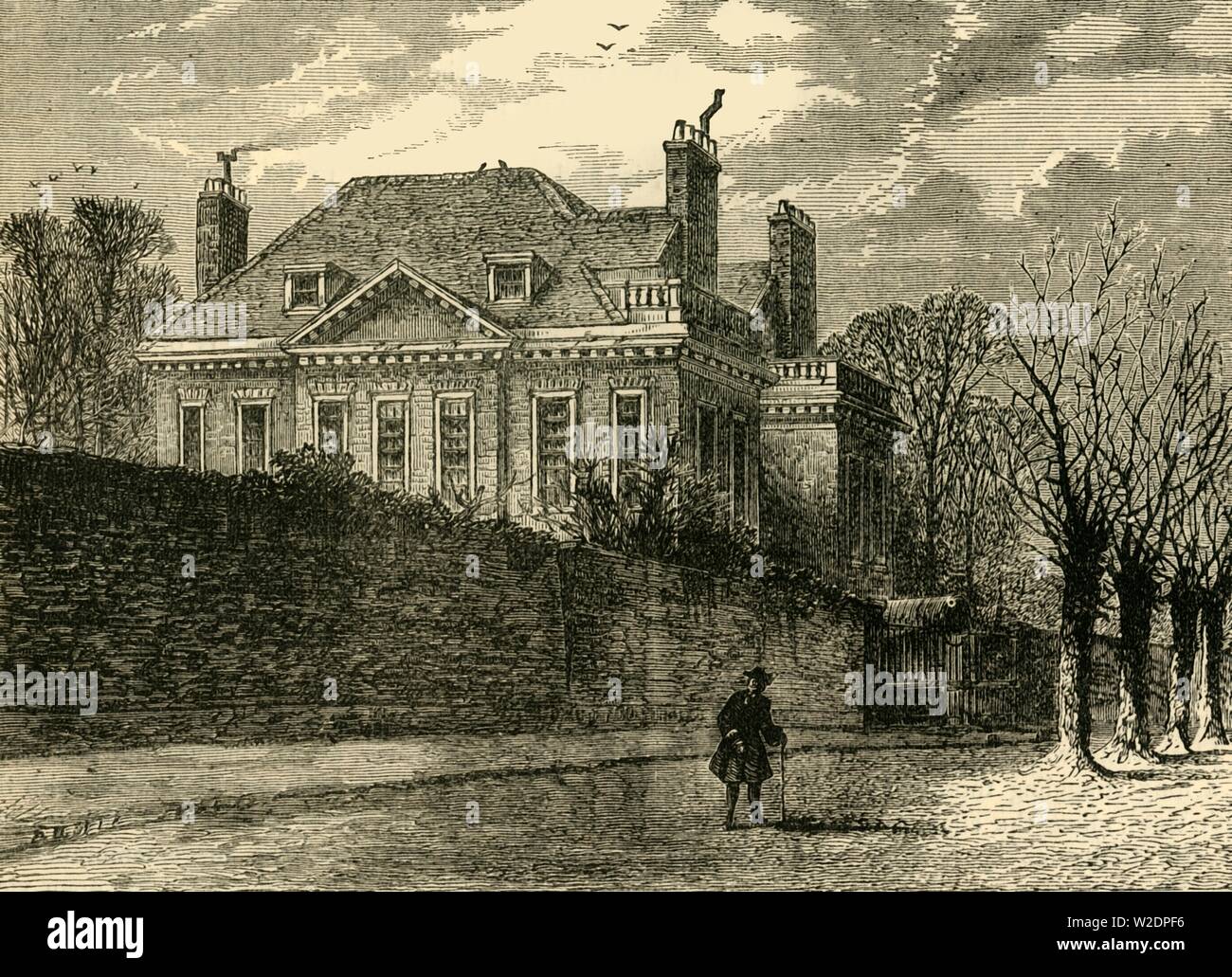 'The Old Clock House, 1780', (c1876). Creator: Unknown Stock Photo - Alamy