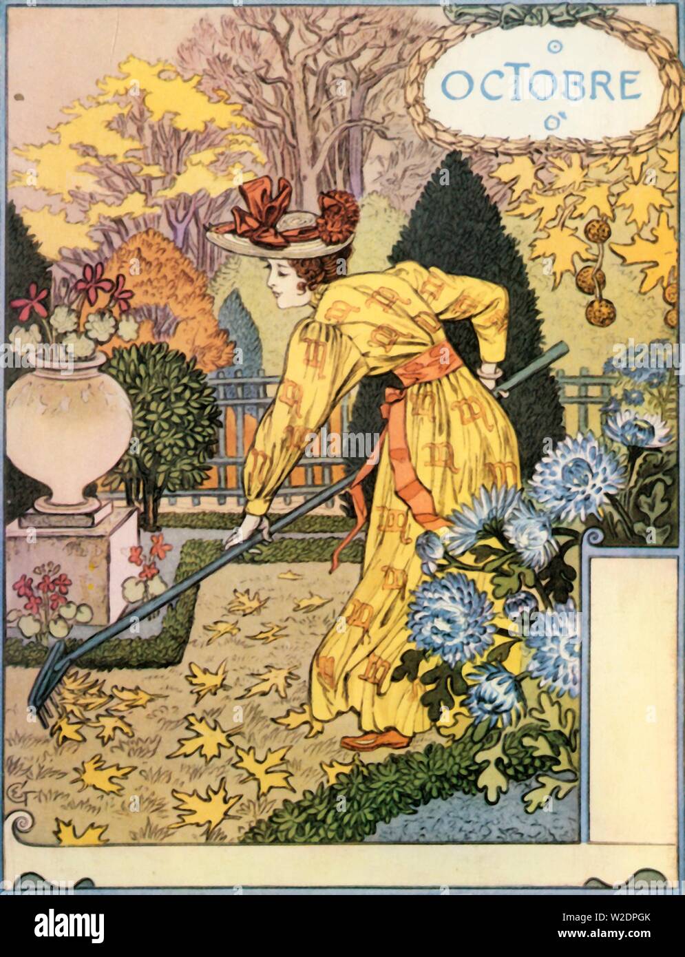 Eugene grasset art nouveau hi-res stock photography and images - Alamy