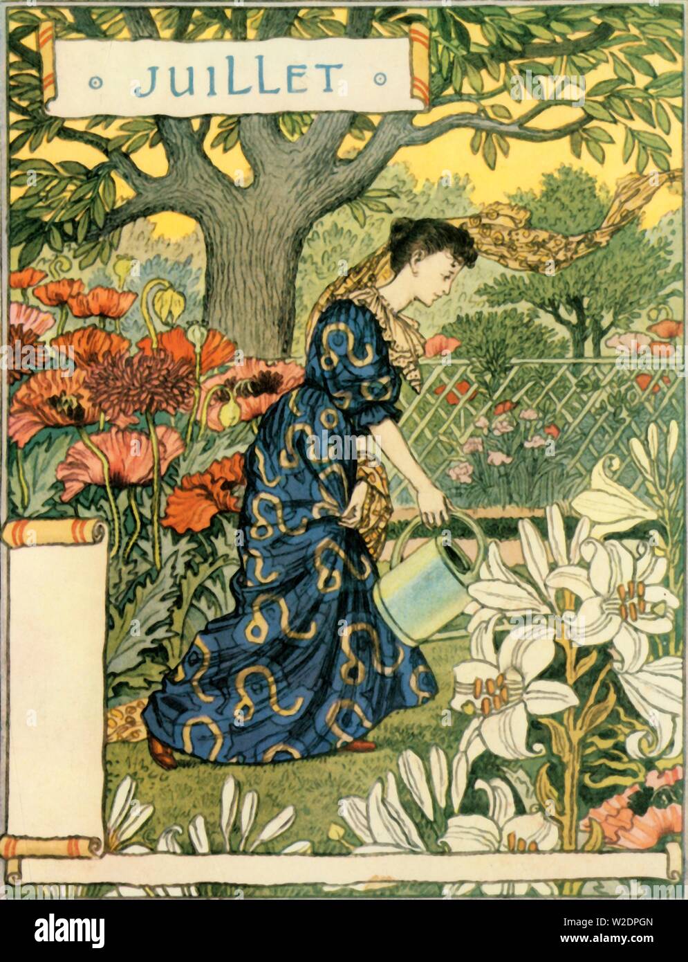 Eugene grasset art nouveau hi-res stock photography and images - Alamy