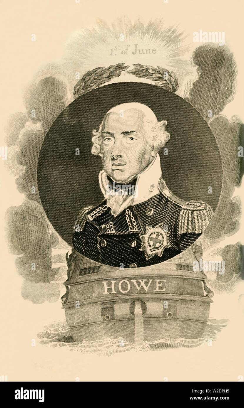 The battle of the glorious first of june hi-res stock photography and ...