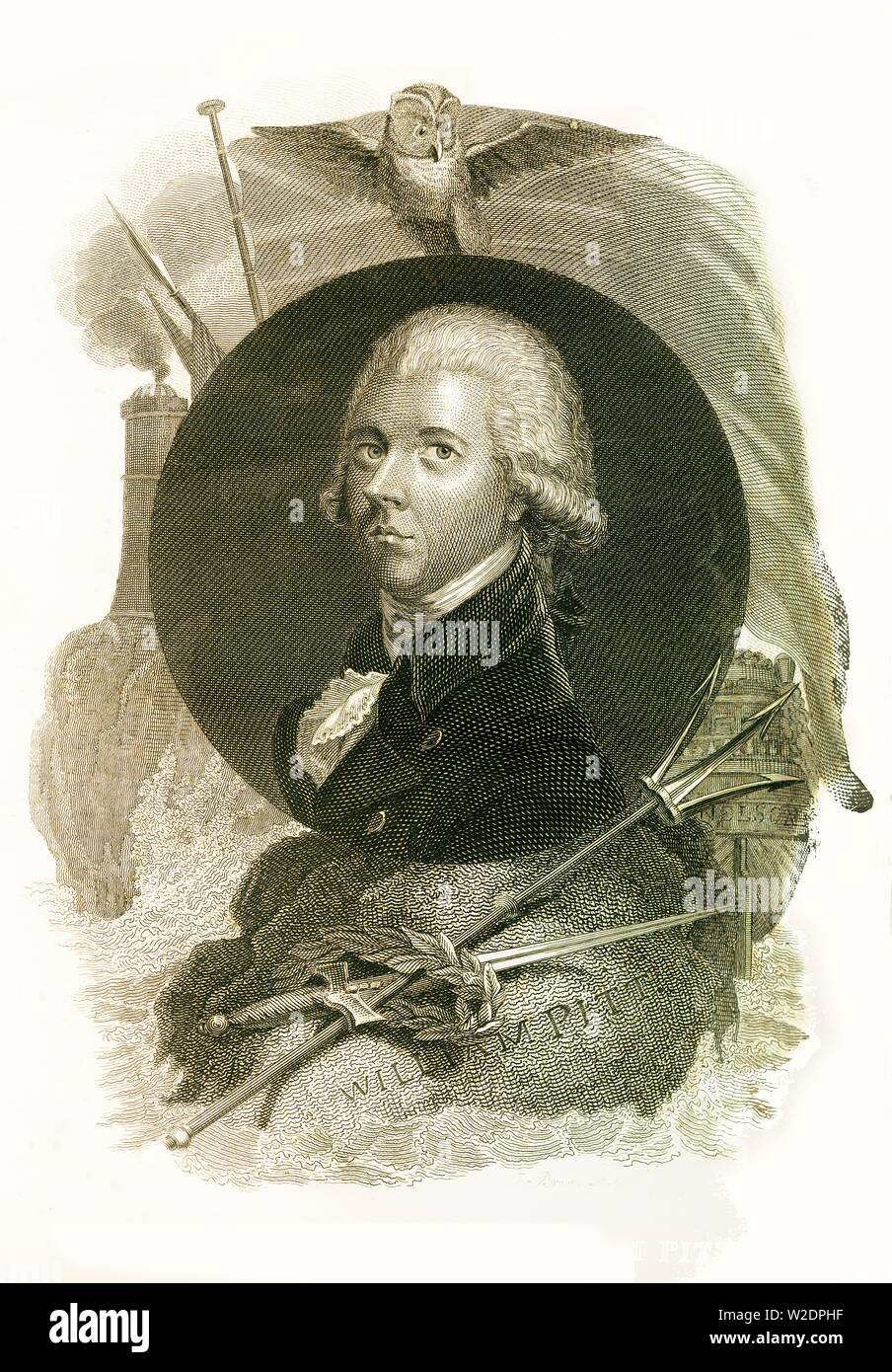 'The Right Honorable William Pitt', (1759-1806), 1816. Creator: Unknown ...