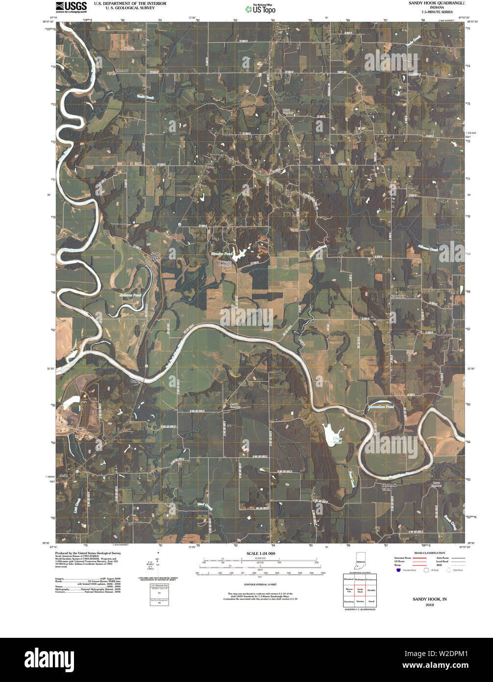 Sandy hook map hi-res stock photography and images - Alamy