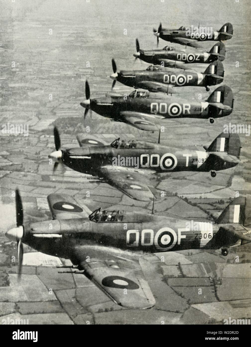Aircraft hawker hurricane ww2 fighter aircraft hi-res stock photography ...