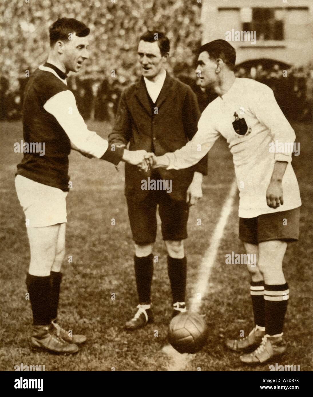 George Kay and Joe Smith before kick-off, FA Cup Final, Wembley Stadium ...