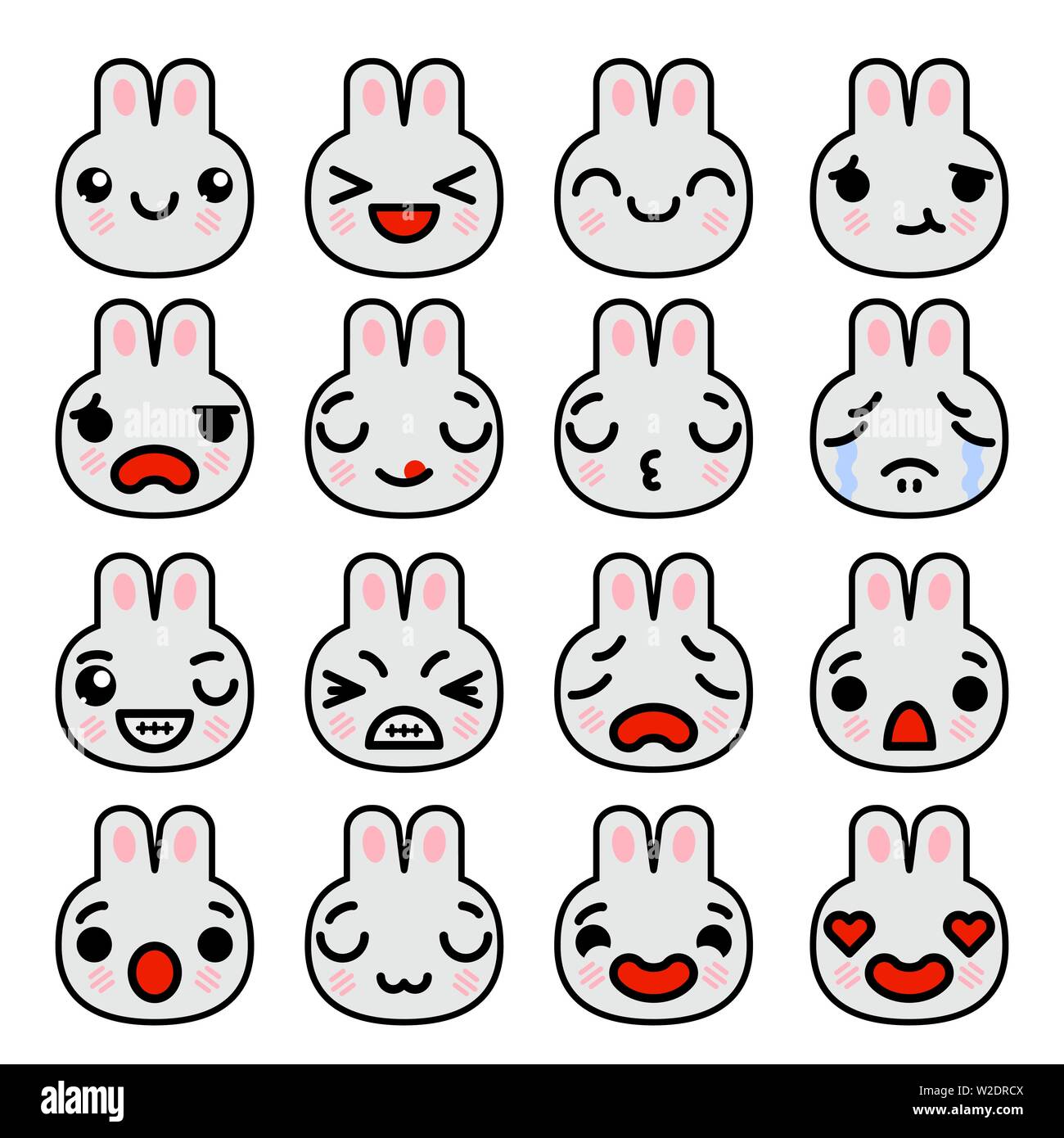 Baby girl face different Stock Vector Images - Alamy