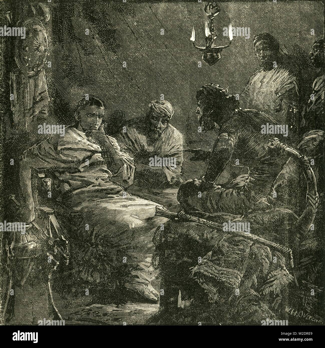 'The Interview Between Bocchus and Sulla', 1890. Creator: Unknown Stock ...