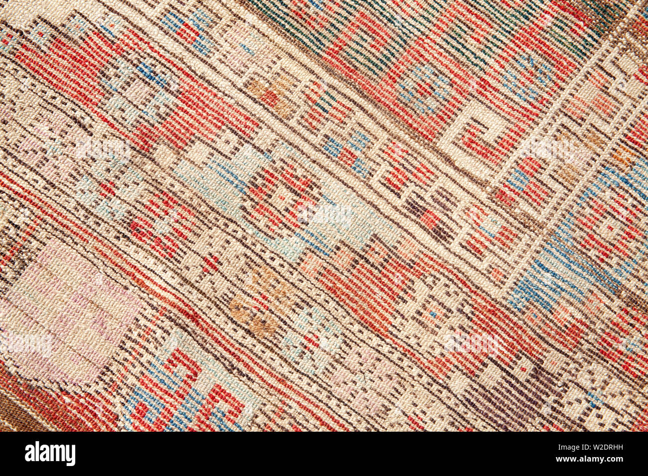 Handmade Old Ancient Turkish Rugs Stock Photo - Alamy